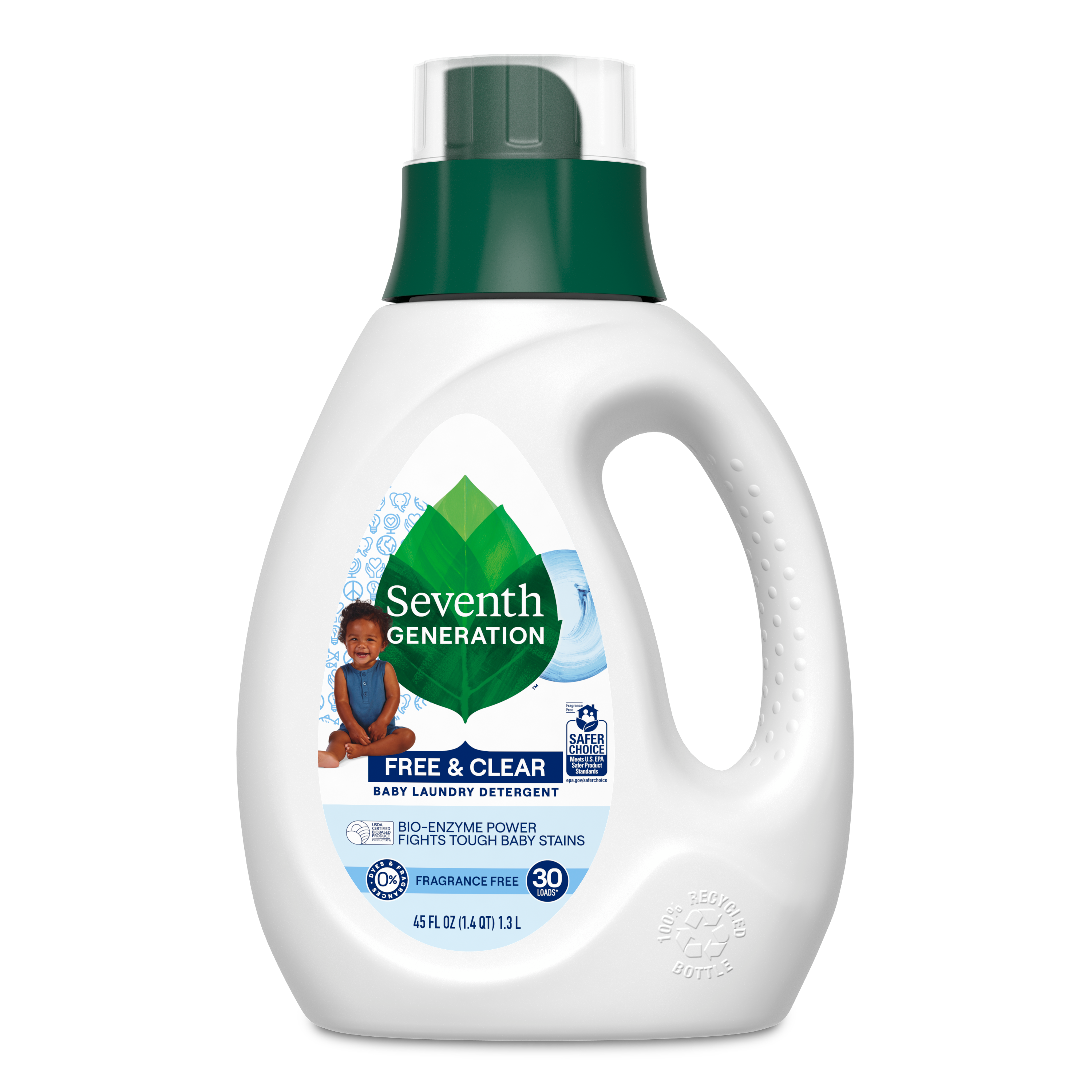 Free & Clear Baby Laundry Detergent - Fragrance Free | Seventh Generation