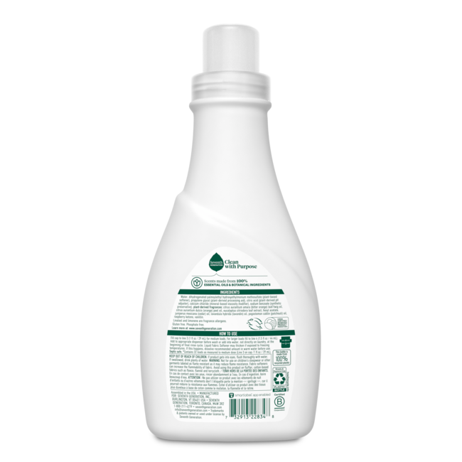 Liquid Fabric Softener - Fresh Lavender | Seventh Generation