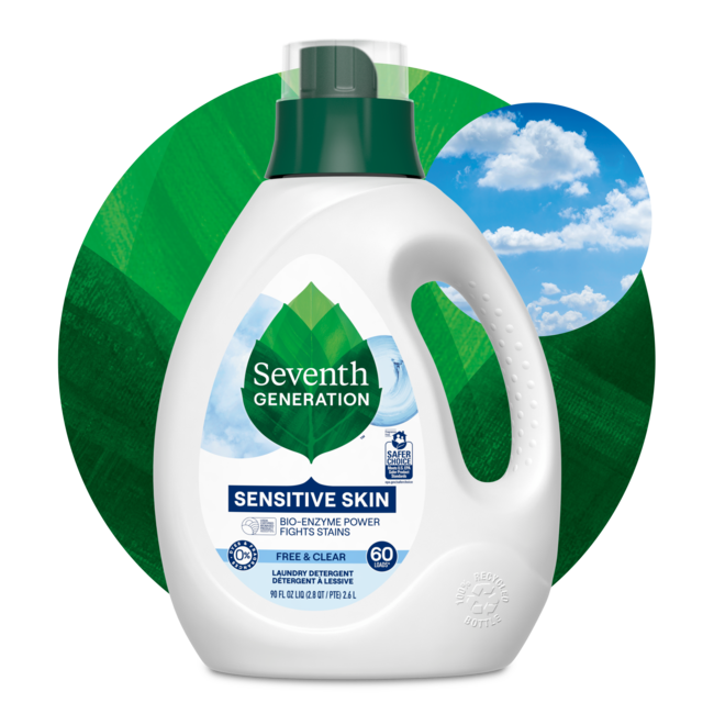 Liquid Fabric Softener - Free & Clear | Seventh Generation