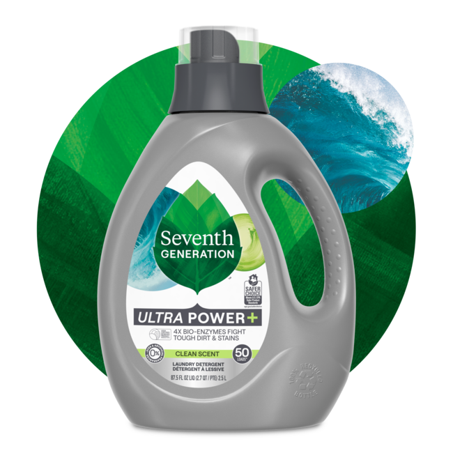 Power+™ Liquid Laundry Detergent - Clean Scent | Seventh Generation
