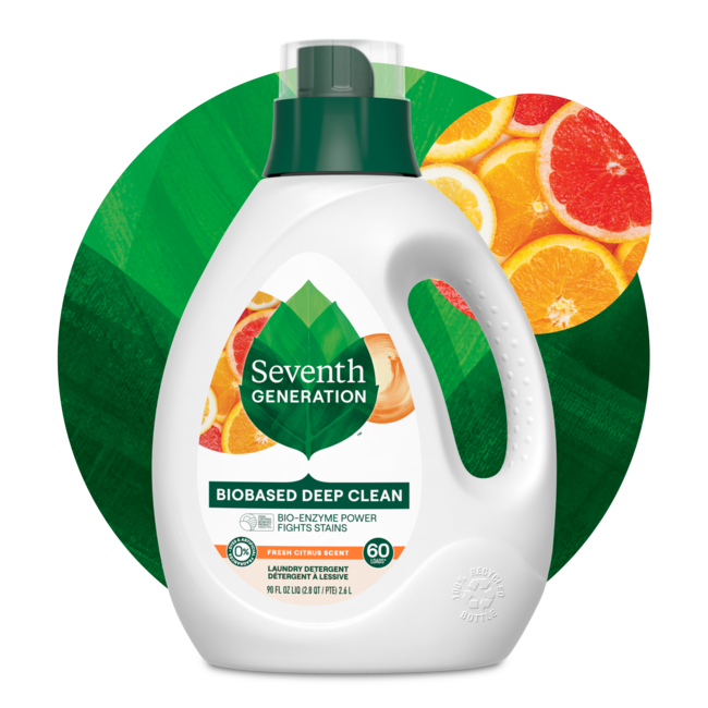 Liquid Laundry Detergent - Fresh Citrus | Seventh Generation