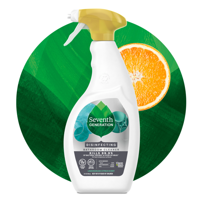 Disinfecting Bathroom Cleaner - Lemongrass Citrus | Seventh Generation