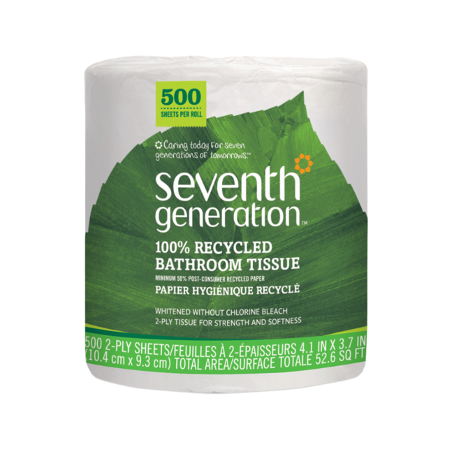 100% Recycled Bathroom Tissue, 1 Roll | Seventh Generation