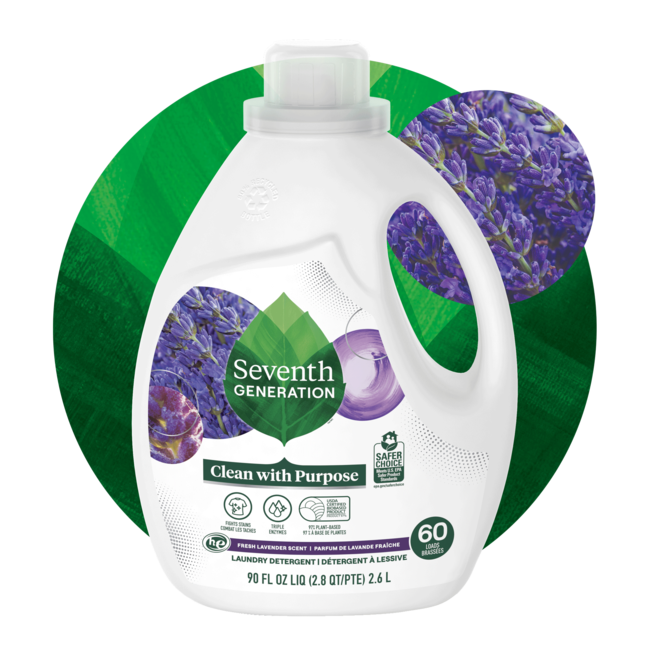 Liquid Laundry Detergent - Fresh Lavender | Seventh Generation