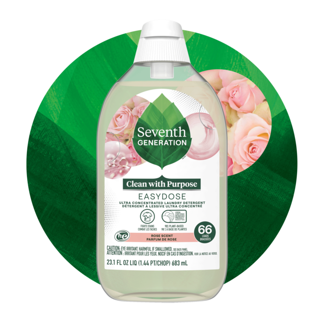EasyDose™ Ultra Concentrated Laundry Detergent - Rose | Seventh Generation